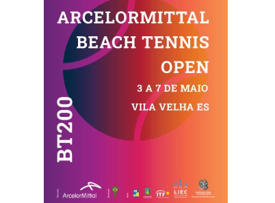 ArcelorMittal Open Beach Tennis agita Praia da Costa em maio